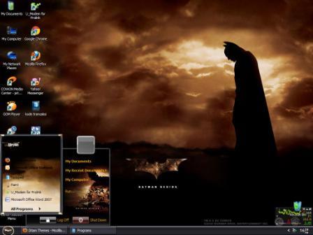 Batman Theme For Windows XP
