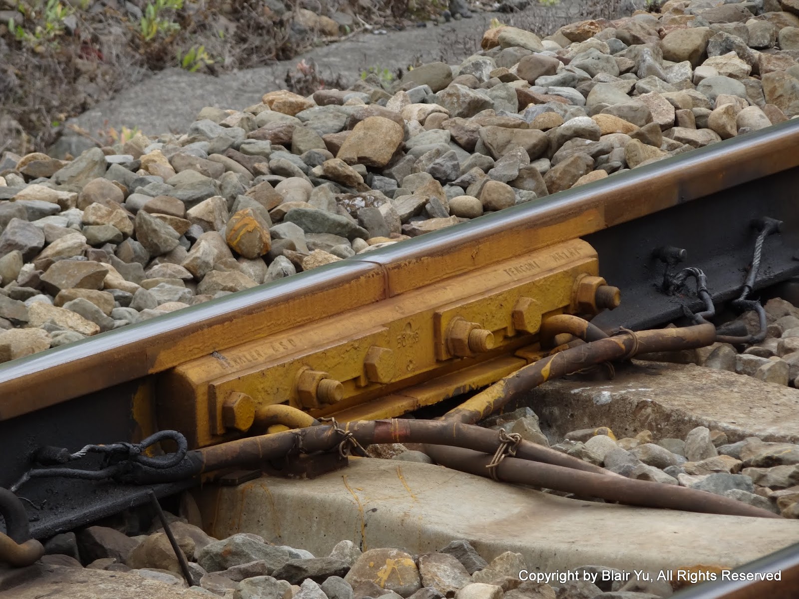 Blair's 鐵道攝影: 台鐵 IRJ 軌道絕緣接頭 TRA IRJ, Insulated Rail Joint