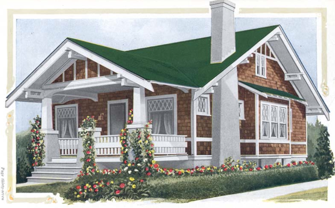 Laurelhurst Craftsman Bungalow: Aladdin Kit Homes