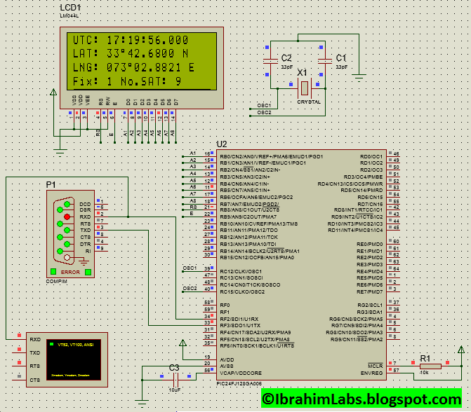 Figure 1. Proteus Schematic.