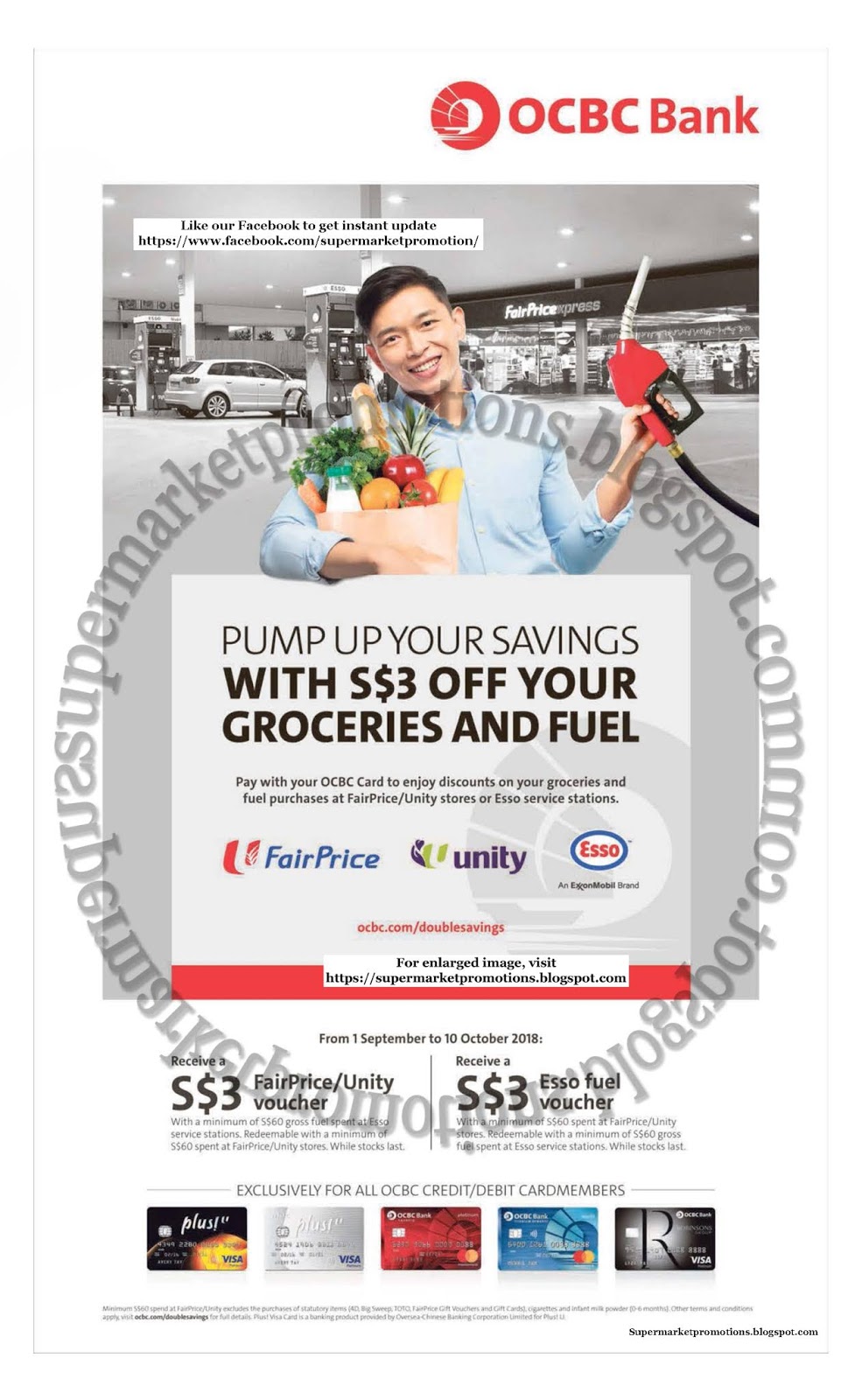 OCBC Bank Pump Up Your Savings 02 September 2018 ~ Supermarket Promotions