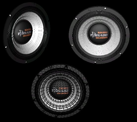 Ribeiro3D: Auto Falante Sub 2200 Tornado Selenium