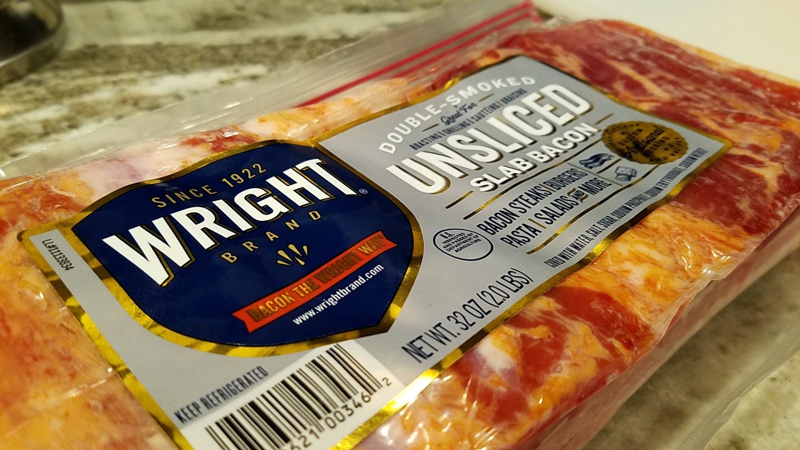 HelluvaCook.com! : Double-Smoked Unsliced Slab Bacon!