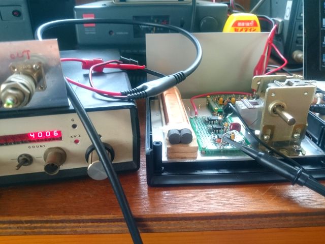 JR1ATA/JA3LKE's BLOG: LF Radio Project... An RF amplifier for JJY(40kHz ...