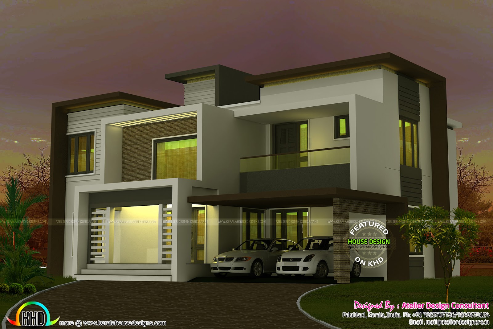 2635 square feet box type home - Kerala home design and floor plans ...