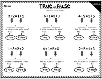 The Best of Teacher Entrepreneurs II: FREE MATH LESSON - “True or False ...