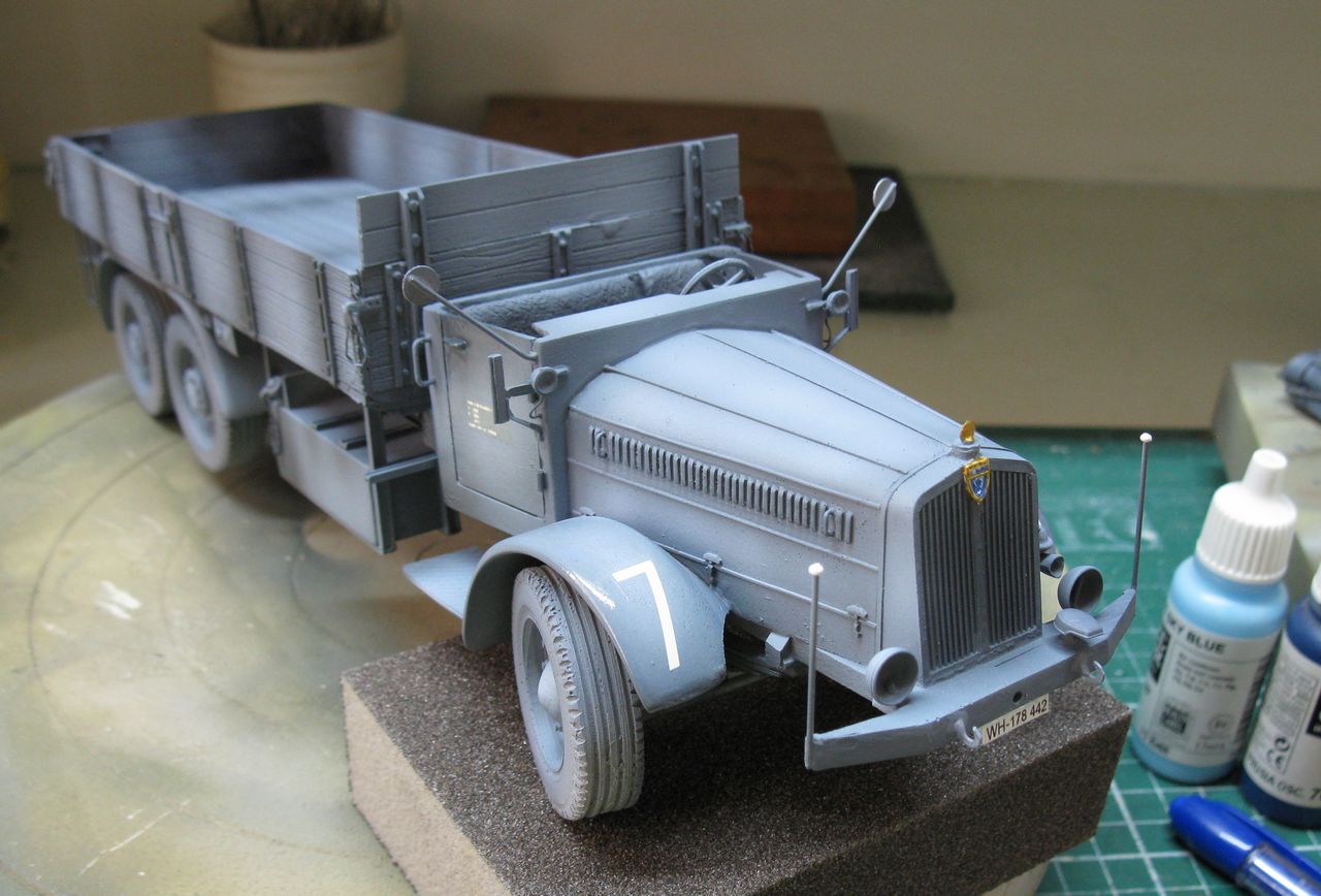 Panzerserra Bunker- Military Scale Models in 1/35 scale: Faun L900 D567 ...