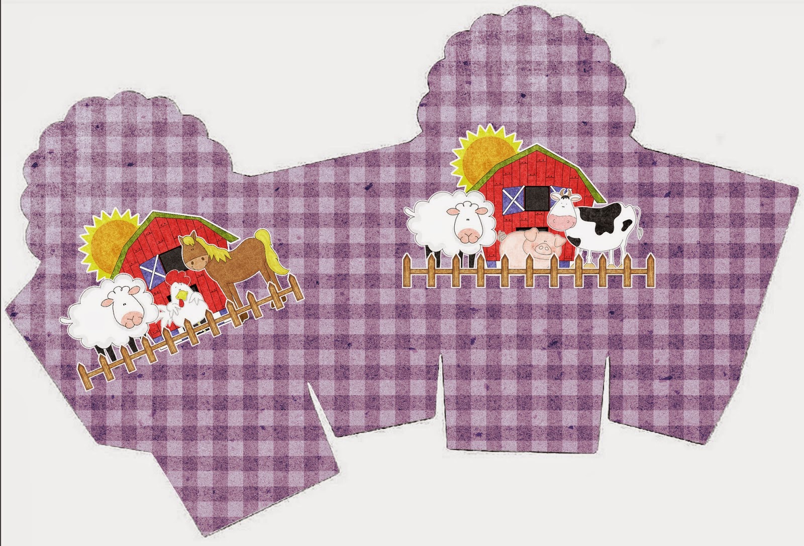 The Farm in Purple: Free Printable Party Boxes. - Oh My Fiesta! in english