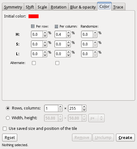 Wholly Unbalanced Parentheses: Conical Gradients in Inkscape