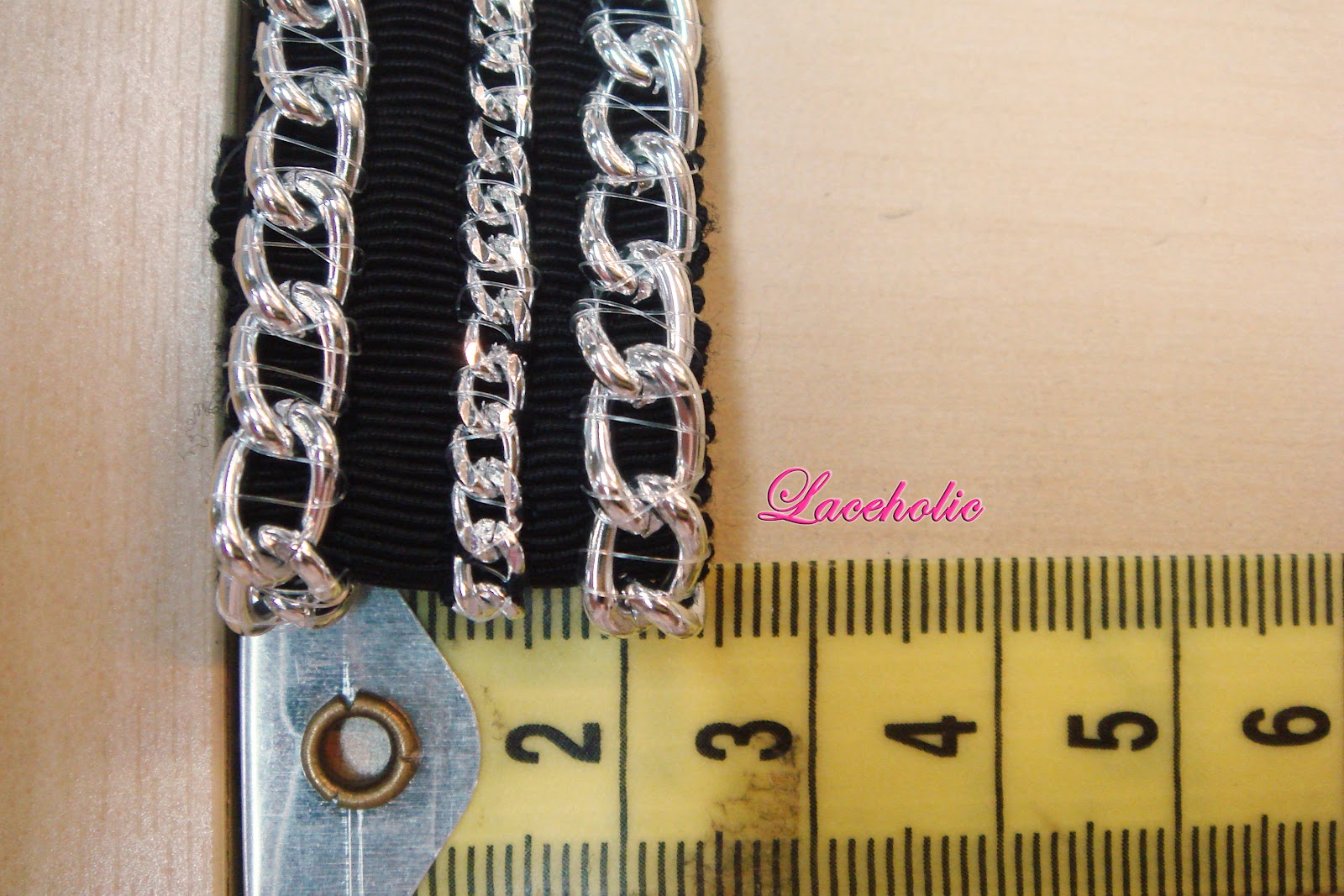 Lace, Wedding, Hair Accessories, Crowns and Ribbons: TRIPLE CHAIN LACE