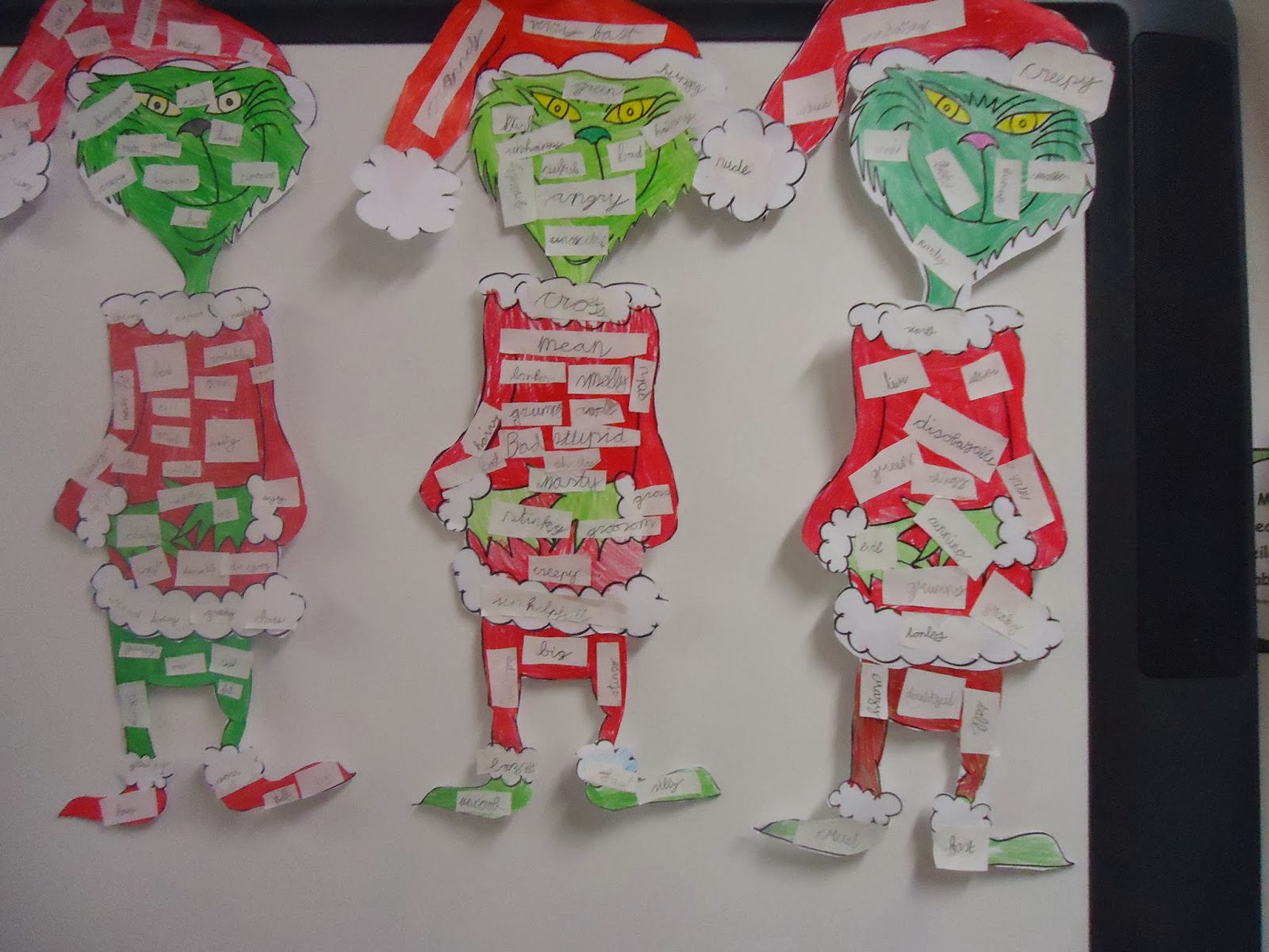 Múinteoir Fabulous Displays: Grinch Activities