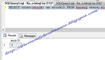 Penggunaan SUM, MIN, MAX, COUNT, AVG Di SQL - Tutorial Koding