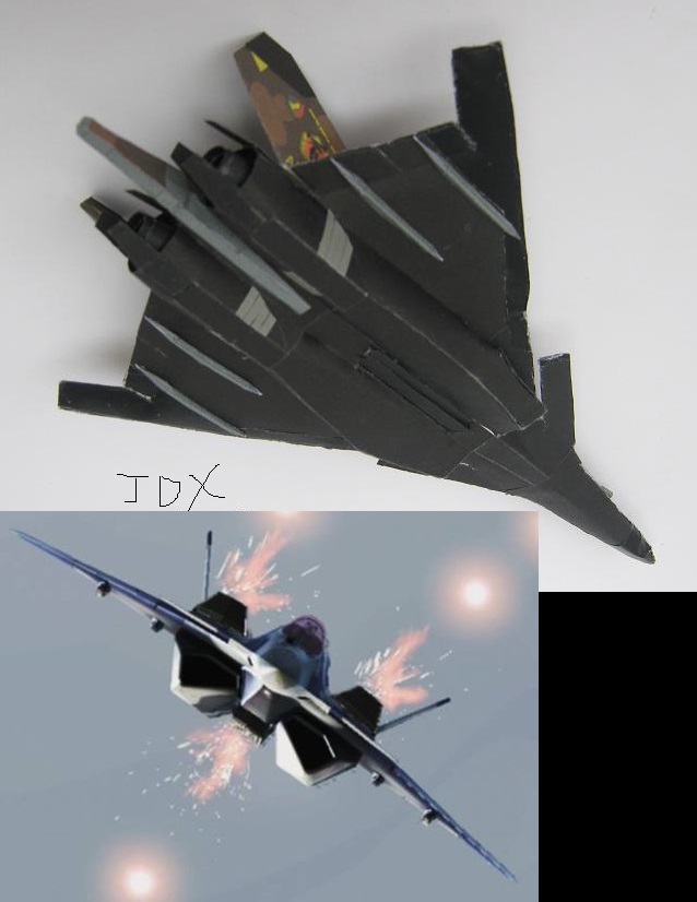 Ace Combat Model - Drawings: CFA-44 Nosferatu
