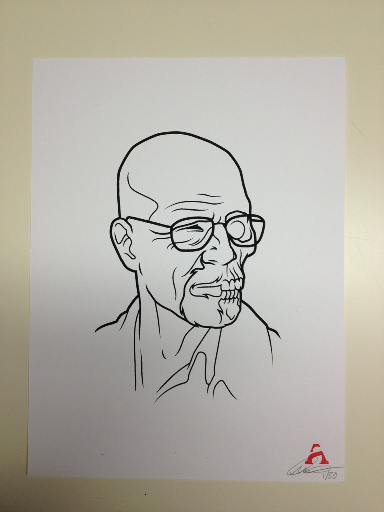 INSIDE THE ROCK POSTER FRAME BLOG: Anthony Petrie Gus Breaking Bad ...