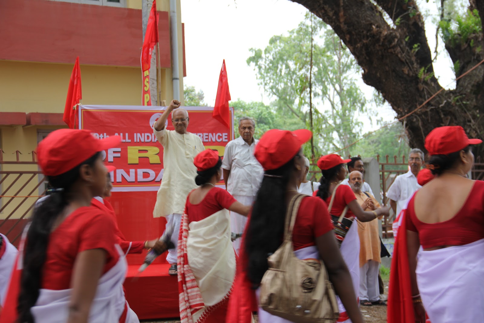RSP, Revolutionary Socialist Party-Women wing flag rally...: July 2012
