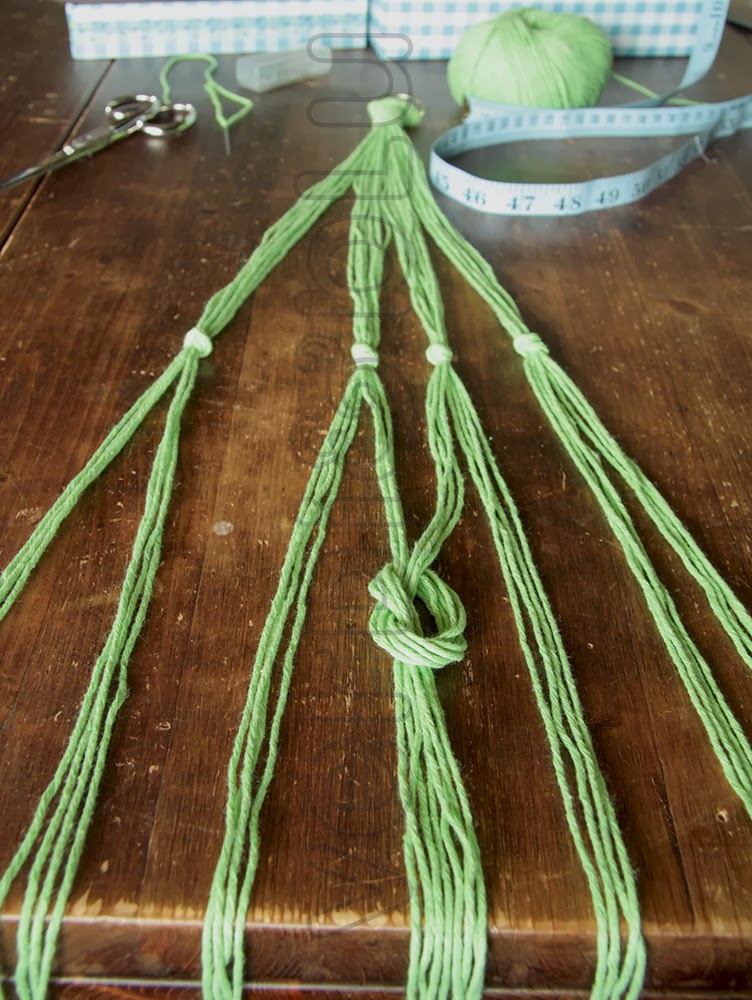 ¨ verDi&bLu: * Tutorial: porta piante in macramé