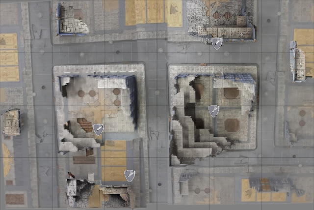 Didcot Wargames Club: Bunker War 3: Game 1- Deathwatch vs Aeldari