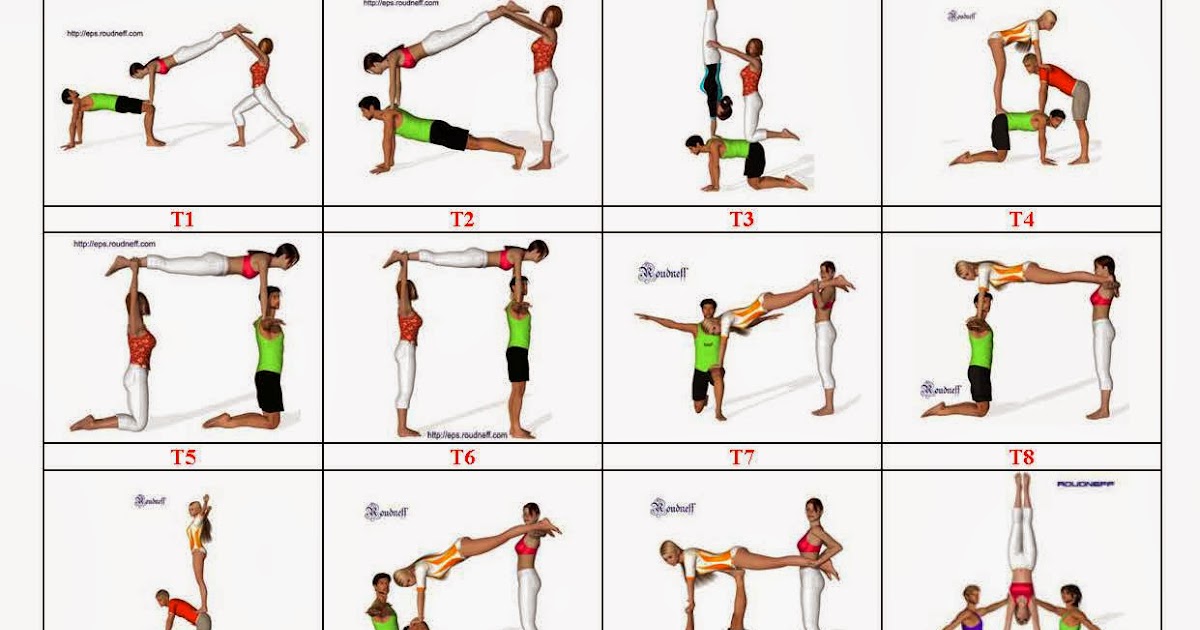 Los galápagos aventureros: Figuras Acrosport tríos