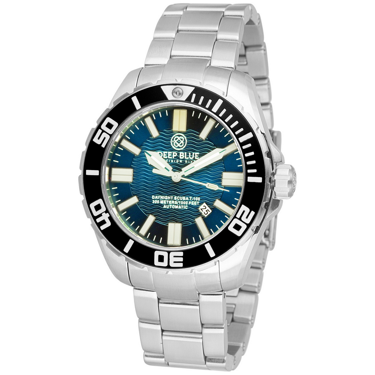 OceanicTime - DEEP BLUE Daynight Scuba Automatic T-100 TRITIUM ...