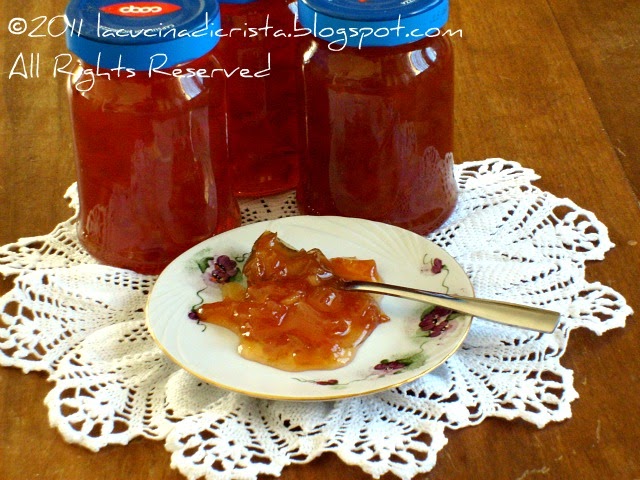 La cucina di Cristina: Confettura di pere - Dulceata de pere - Pear ...