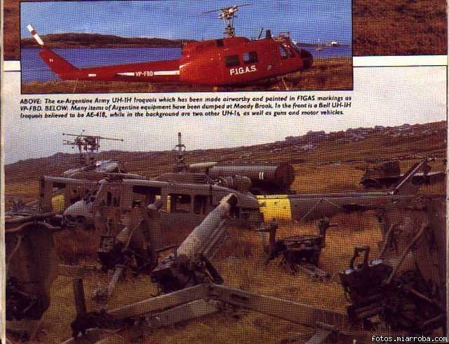 Historias Individuales: AE-418 Bell UH-1H-BF Iroquois c/n 13571