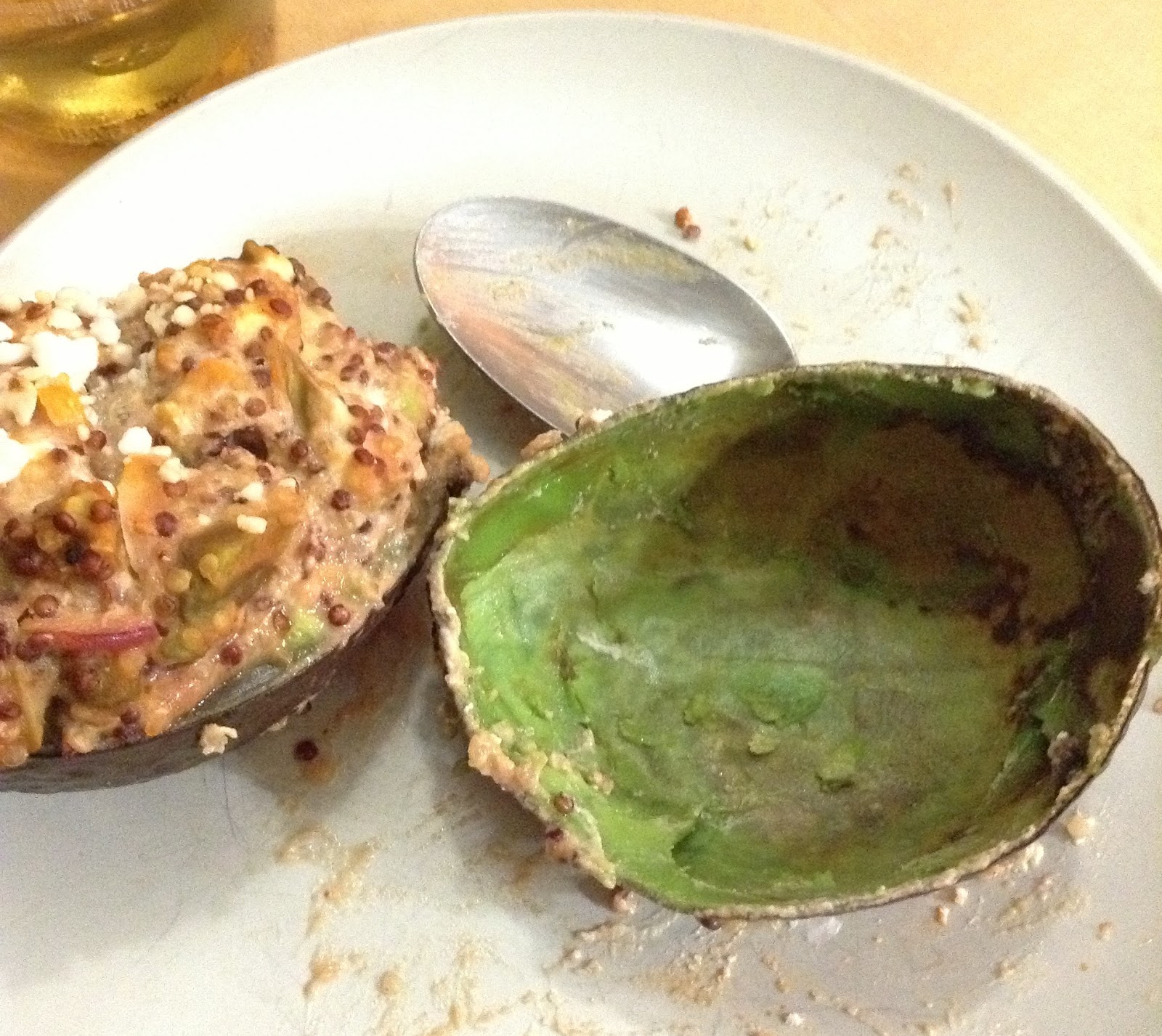 Fit & Healthy Mommy: Baked Stuffed Avocado with Quinoa