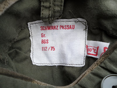 Four Bees: Bundesgrenzschutz Parka, BGS Sumpfmuster Camo