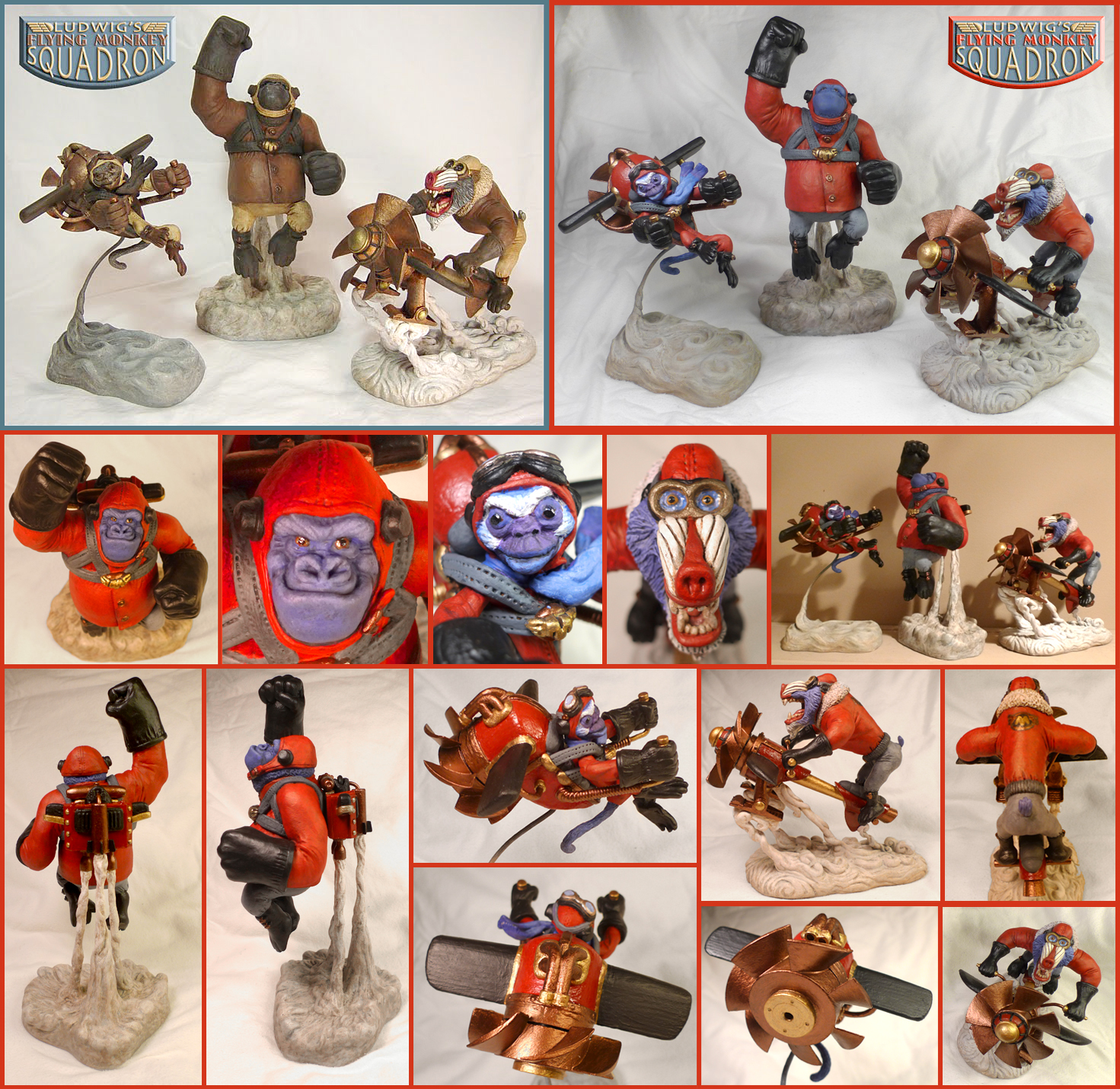 LUDstuff!: SCULPTURE: Flying Monkey Upgrade