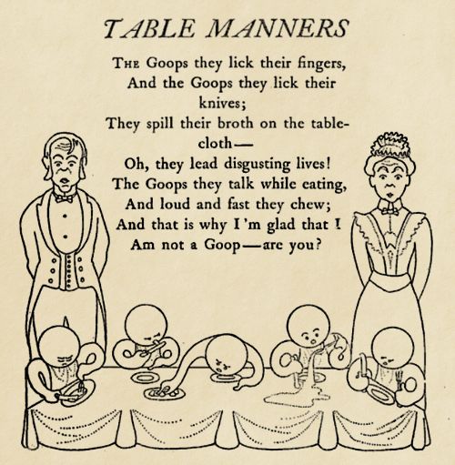 New Poem-Table Manners