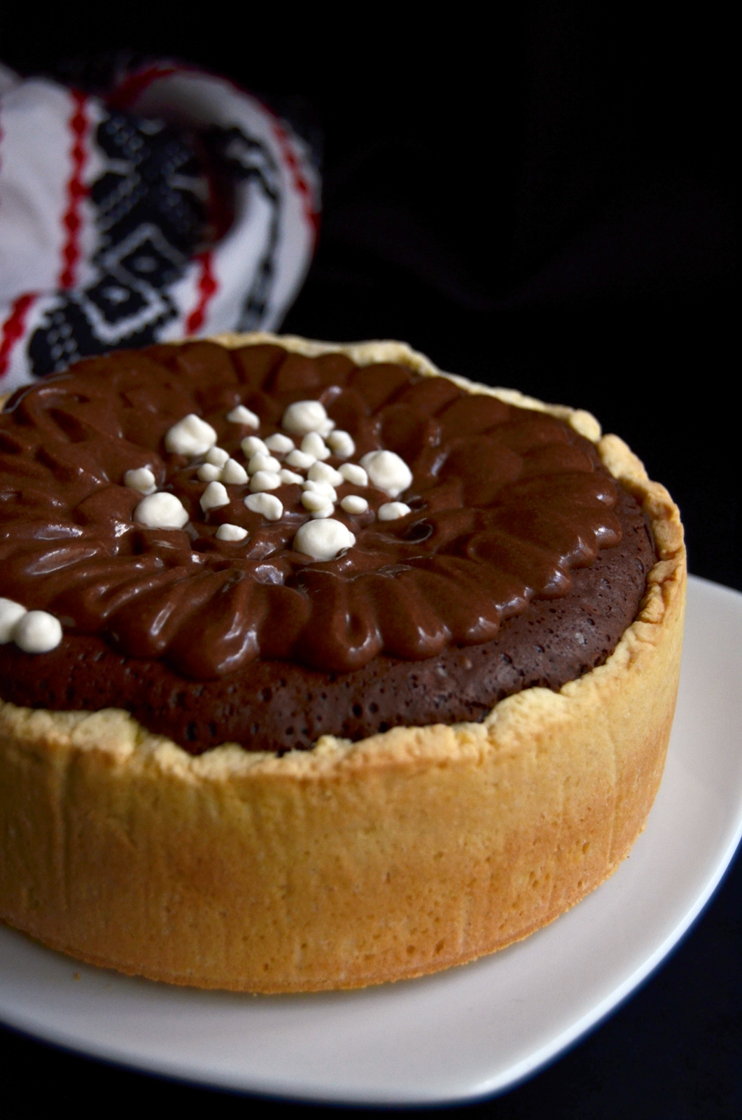 Pasca cu ciocolata (fara gluten si fara branza)