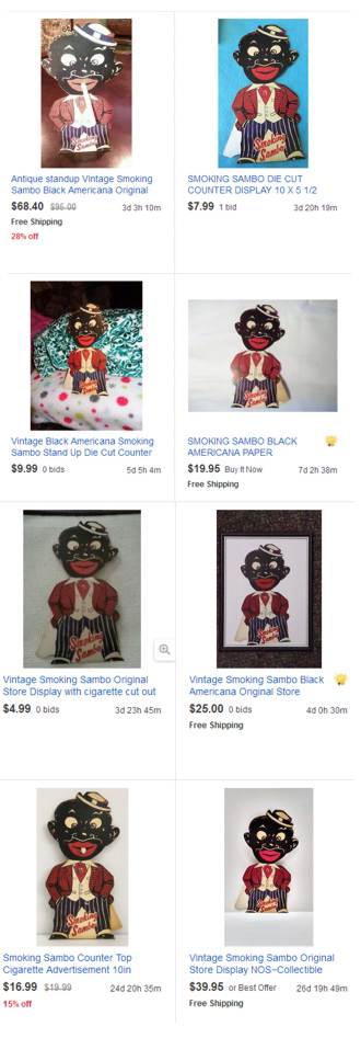 Vintage Fakes: Black Americana Memorabilia - Smoking Sambo, Coon ...