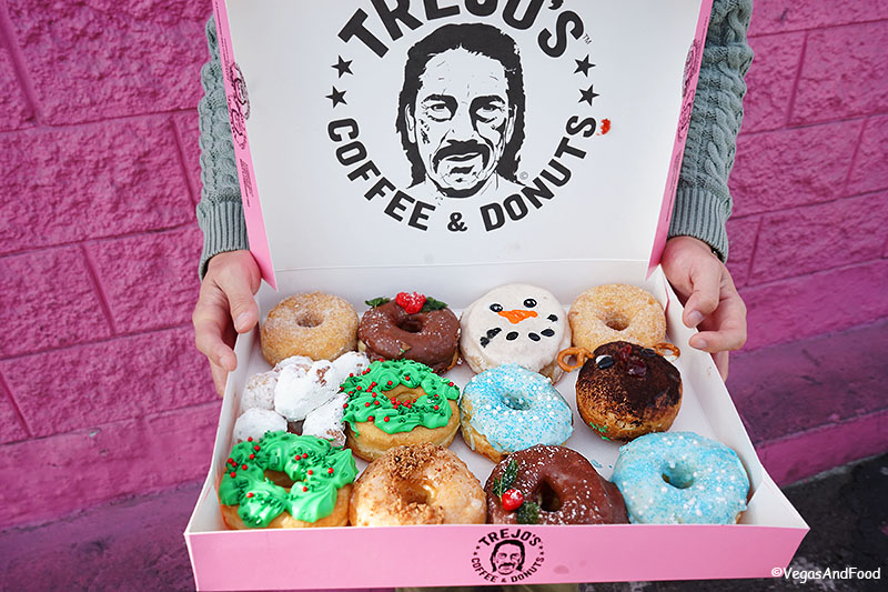 Trejo’s Coffee and Donuts featuring Christmas Donuts - Vegas and Food