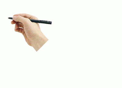 media works: hand writing animation created in adobe flash