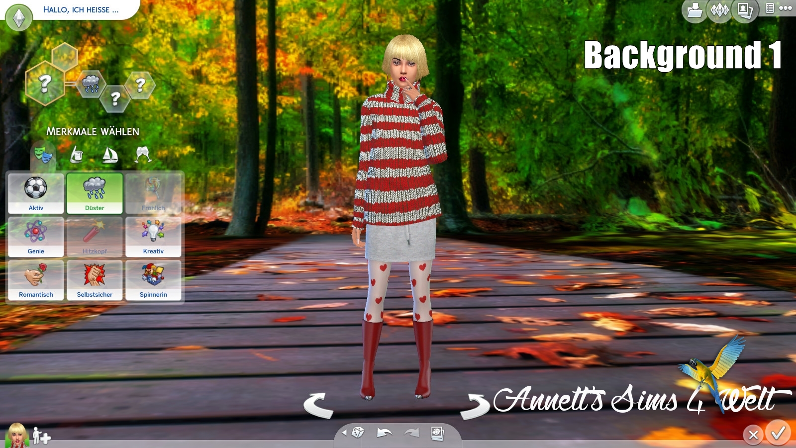 Annett's Sims 4 Welt: CAS Backgrounds "Autumn"