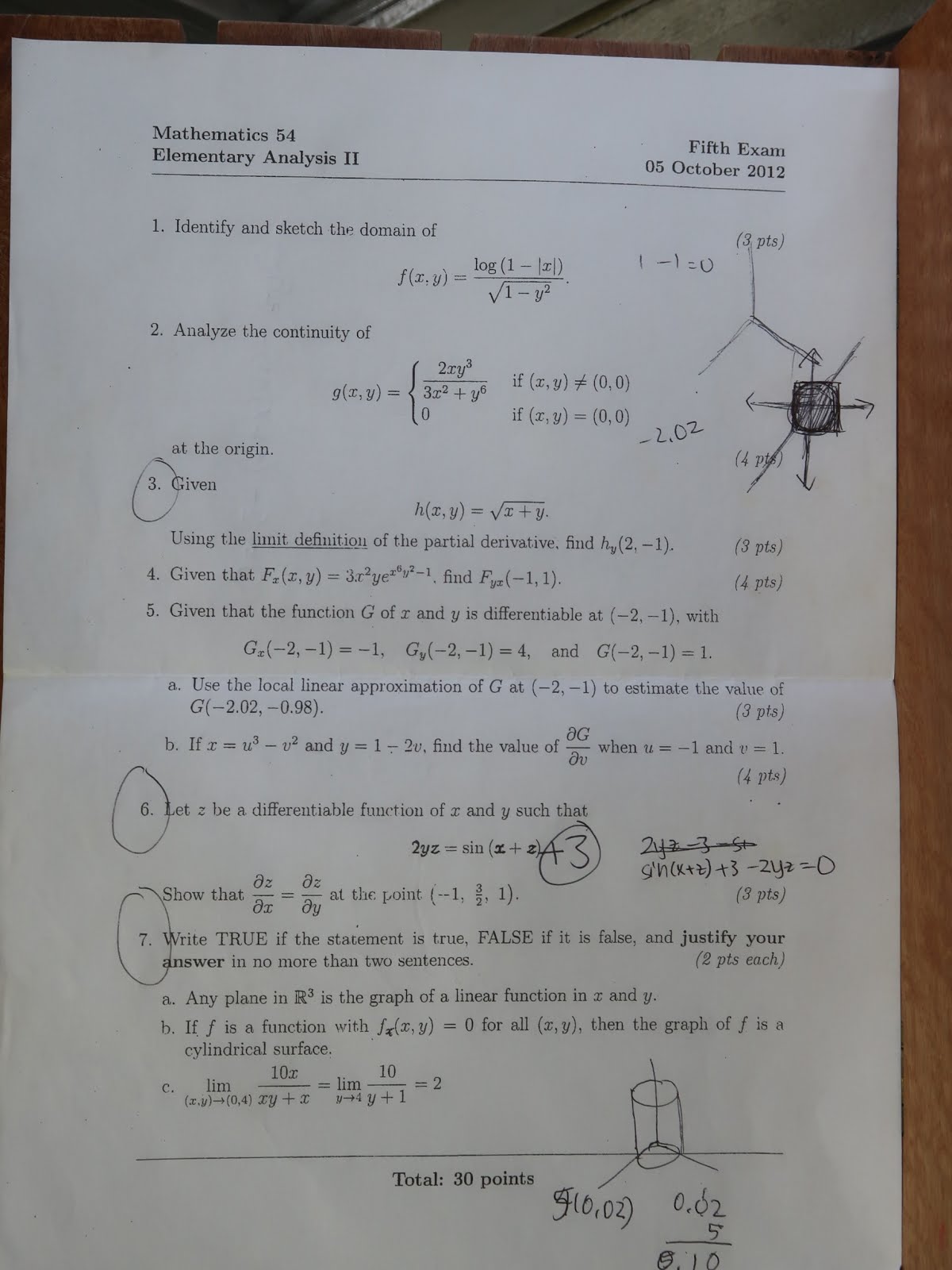 UPD Samplexes, Readings, and Materials: UPD Math 54 (now Math 22) Fifth ...