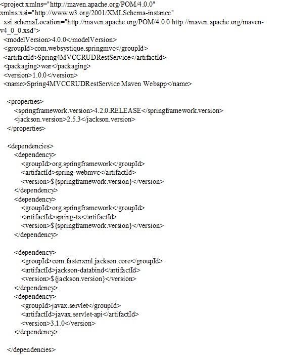 Teachtojava Spring Mvc 4 Restful Web Services Crud Example