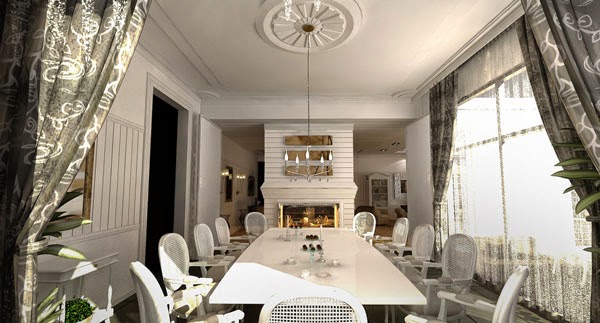 Ideas para comedores grandes - Colores en Casa