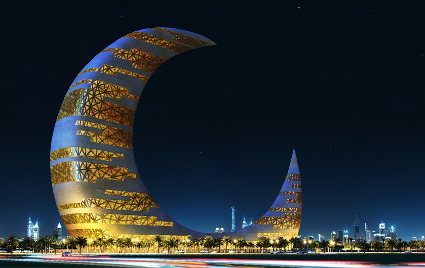 Descubre TU MUNDO: Arquitectura: Crescent Moon Tower Dubai (Proyecto)
