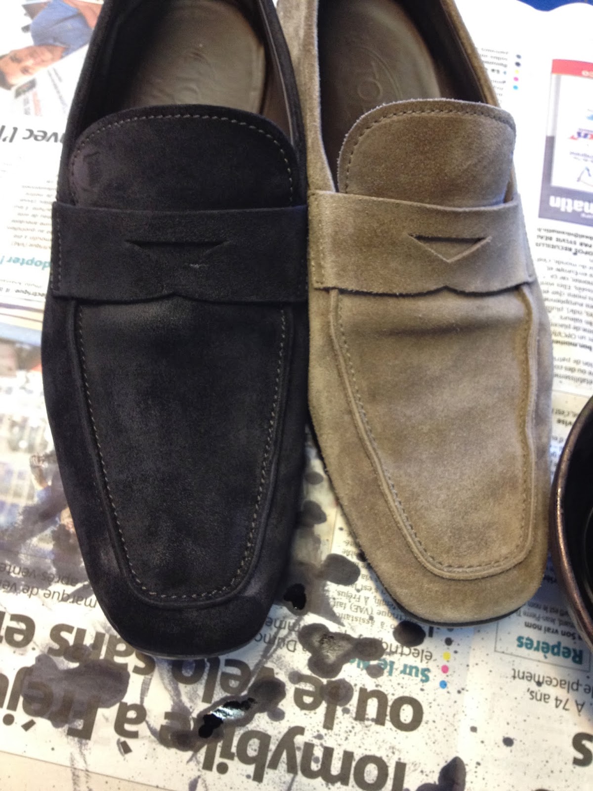 chaussure en daim definition