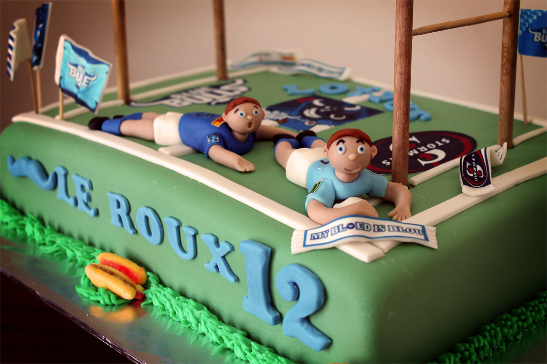 Delana's Cakes: Bulls vs Stormers Rugby Cake