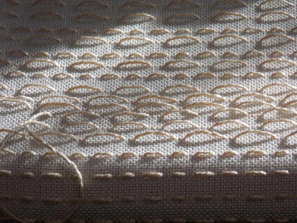 WEAVING FOR FUN: Woven Shibori Spot Bronson Resist Pattern