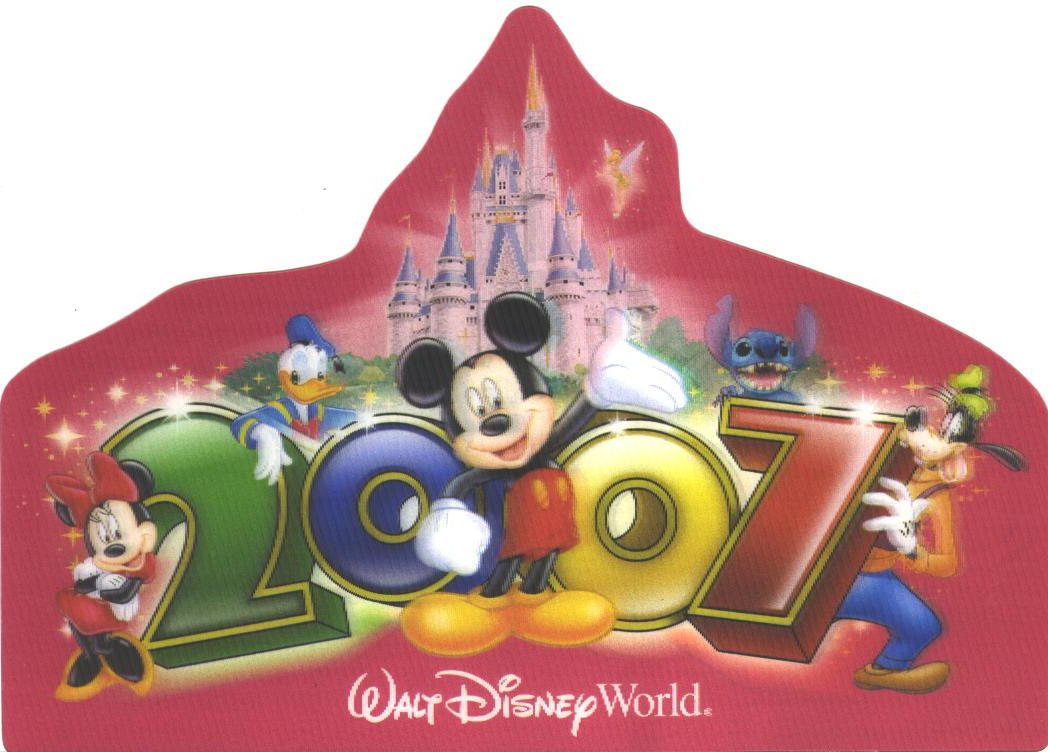 My Favorite Disney Postcards: 2007 3-D, Shaped Postcard