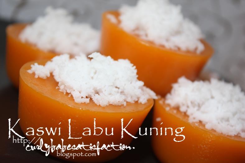 Curlybabe's Satisfaction: Kaswi Labu Kuning