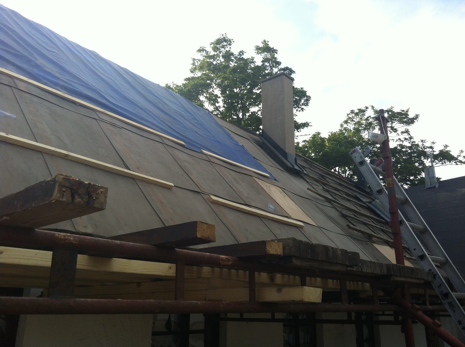 Skomakarvillan: Huvudlängans tak