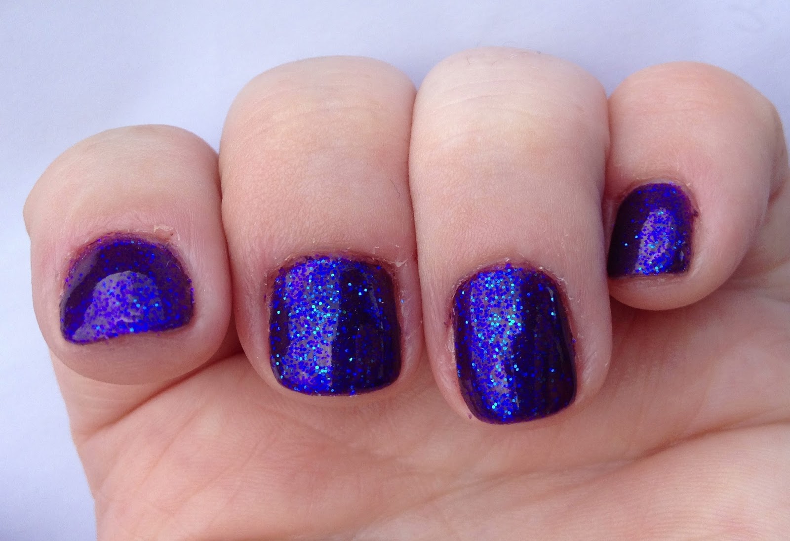 CND Shellac: Rock Royalty Layered with Periwinkle Twinkle.