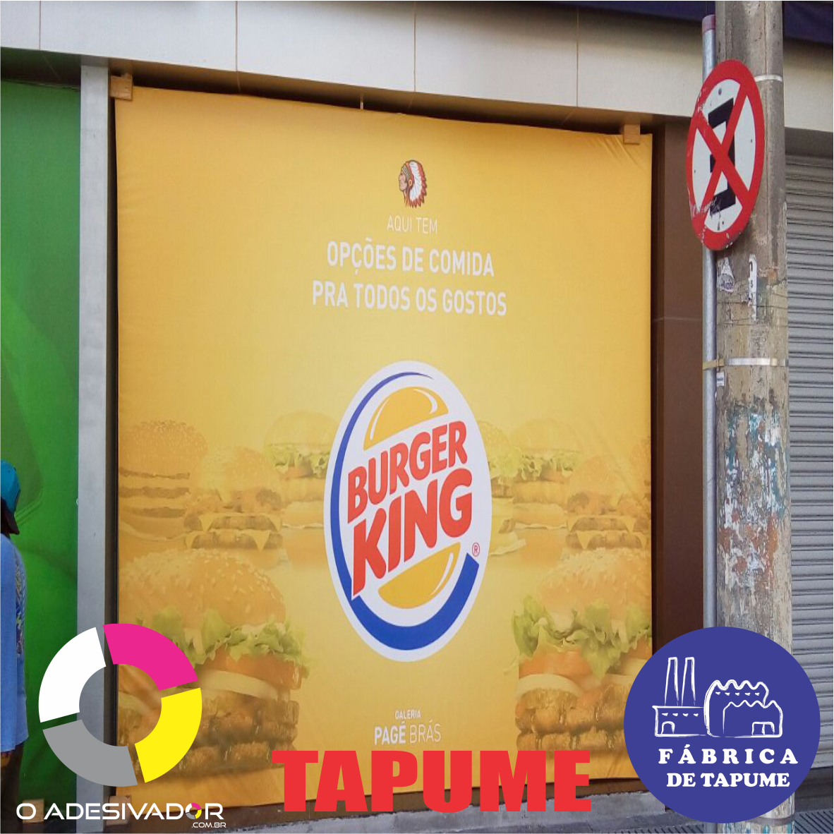 TAPUMES PARA LOJAS PARA OBRAS EM SHOPPINGS