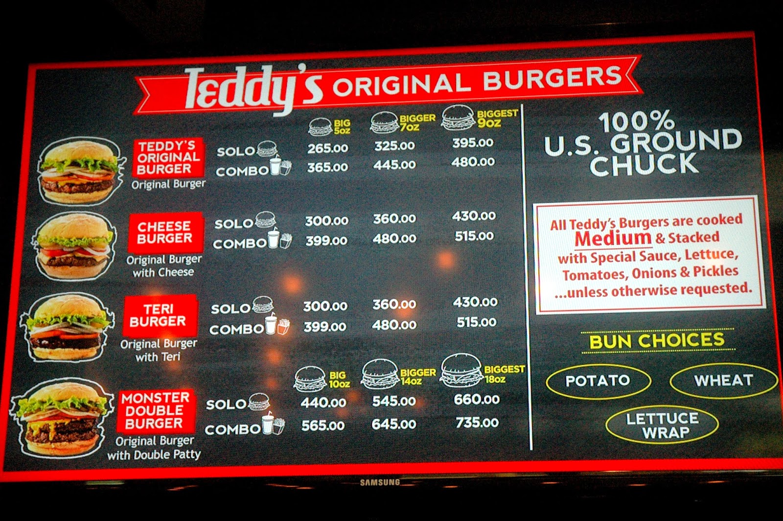 DUDE FOR FOOD: Mahalo! Hawaii's Teddy's Bigger Burgers Opens in Manila