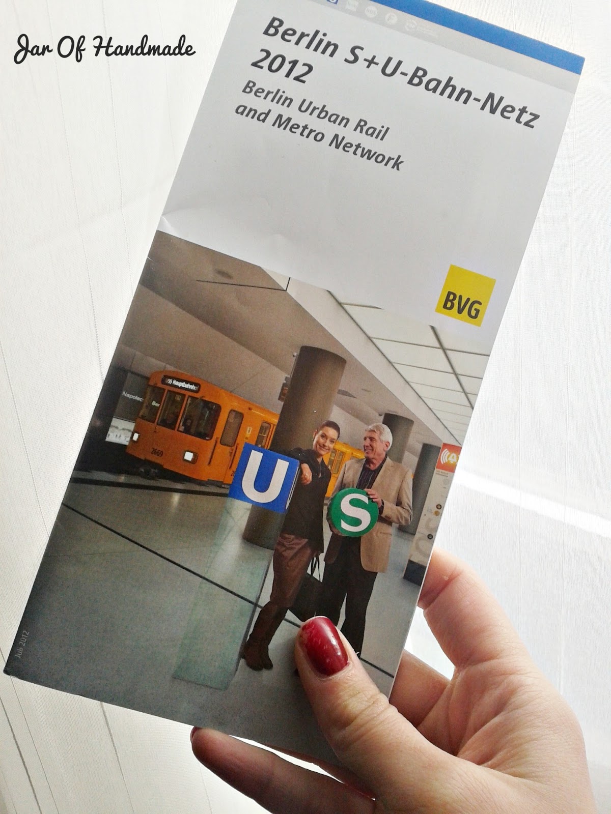 Jar Of Handmade: DIY: (Berlin) Metro Map to Wall Art