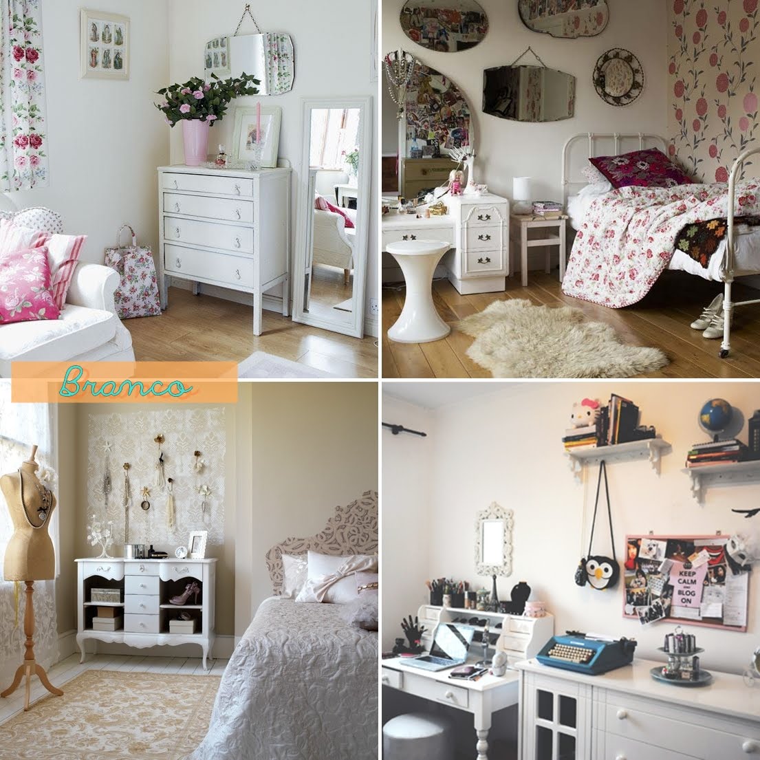 Garota de Personalidade: Decoração: Quarto Retro