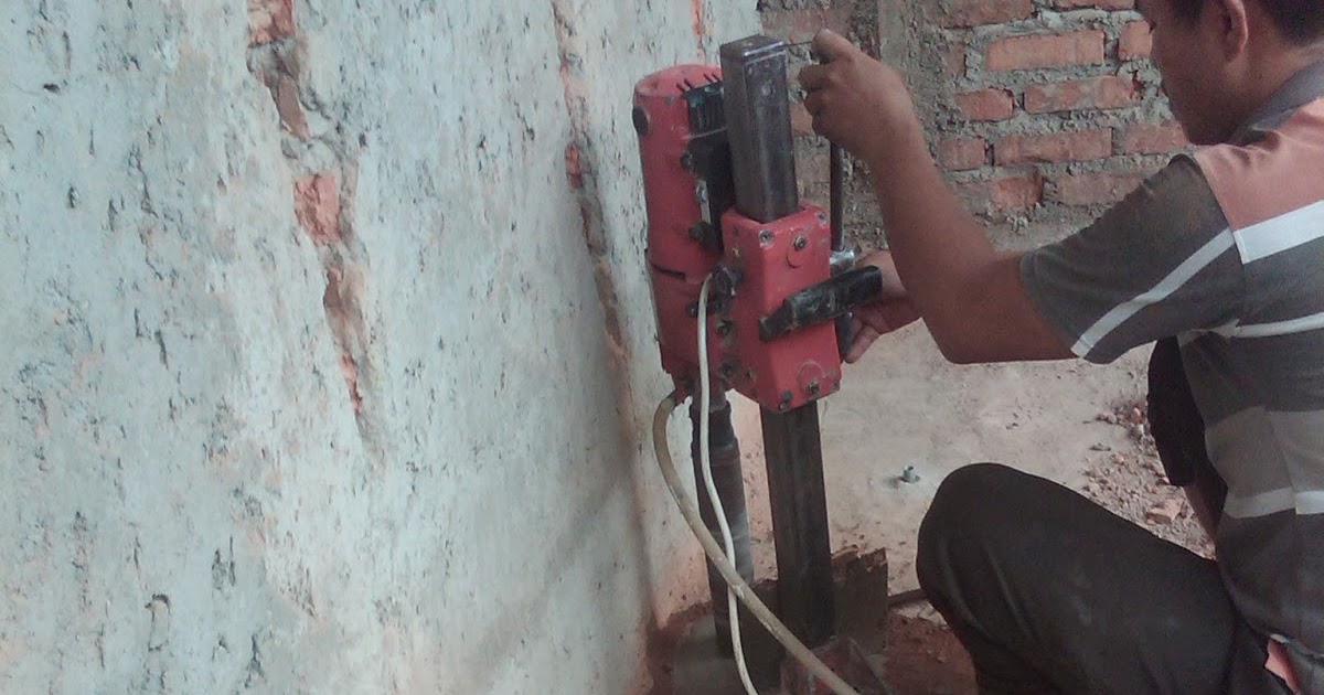 BETON BASEMENT BOCOR/INJECTION CONCRETE: CORING BETON